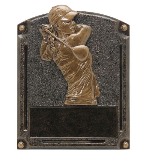 Bronze Golf Legends Of Fame Plaque - All Time Awards | Premier Custom ...