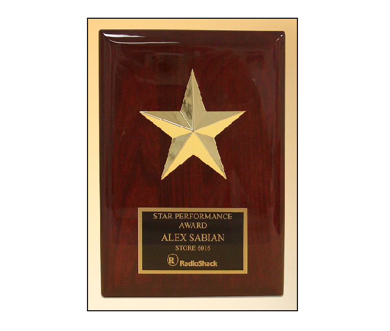 Star Cast Plaque - All Time Awards | Premier Custom Trophies & Awards ...